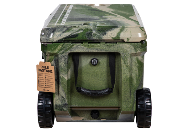 RUGGED+ 70QTW CAMO Army – Cold Bastard Coolers